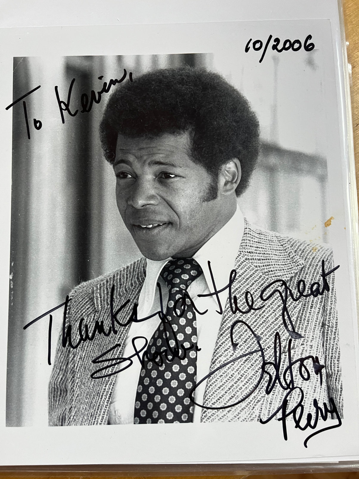 FELTON PERRY, Magnum Force, Dirty Harry, Walking Tall, autograph ...