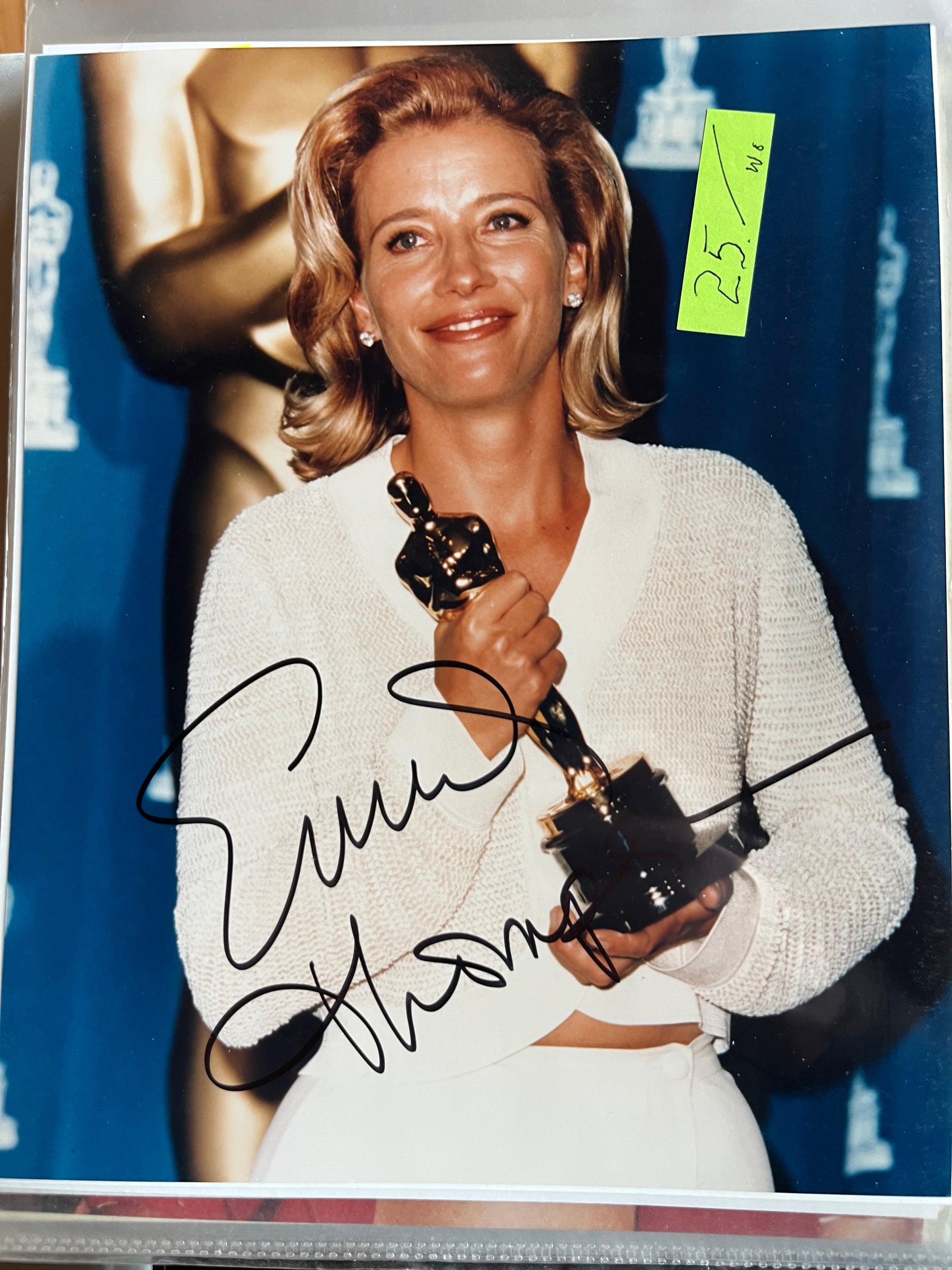 Emma Thompson, Autograph – Williamsburg Nostalgia Fest