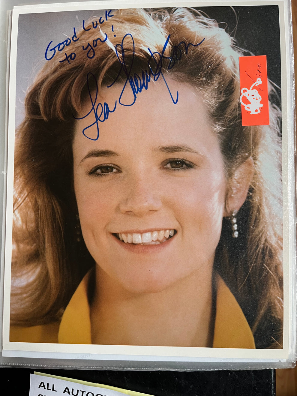 LEA THOMPSON, Back to the Future autograph – Williamsburg Nostalgia Fest