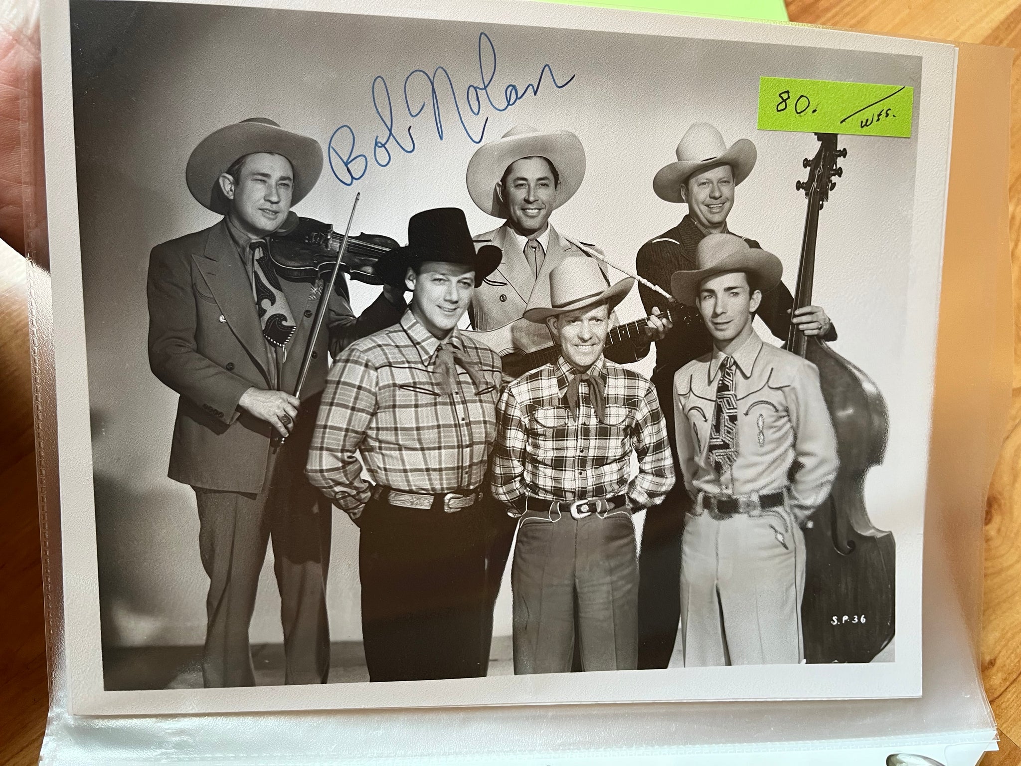 BOB NOLAN, autograph – Williamsburg Nostalgia Fest