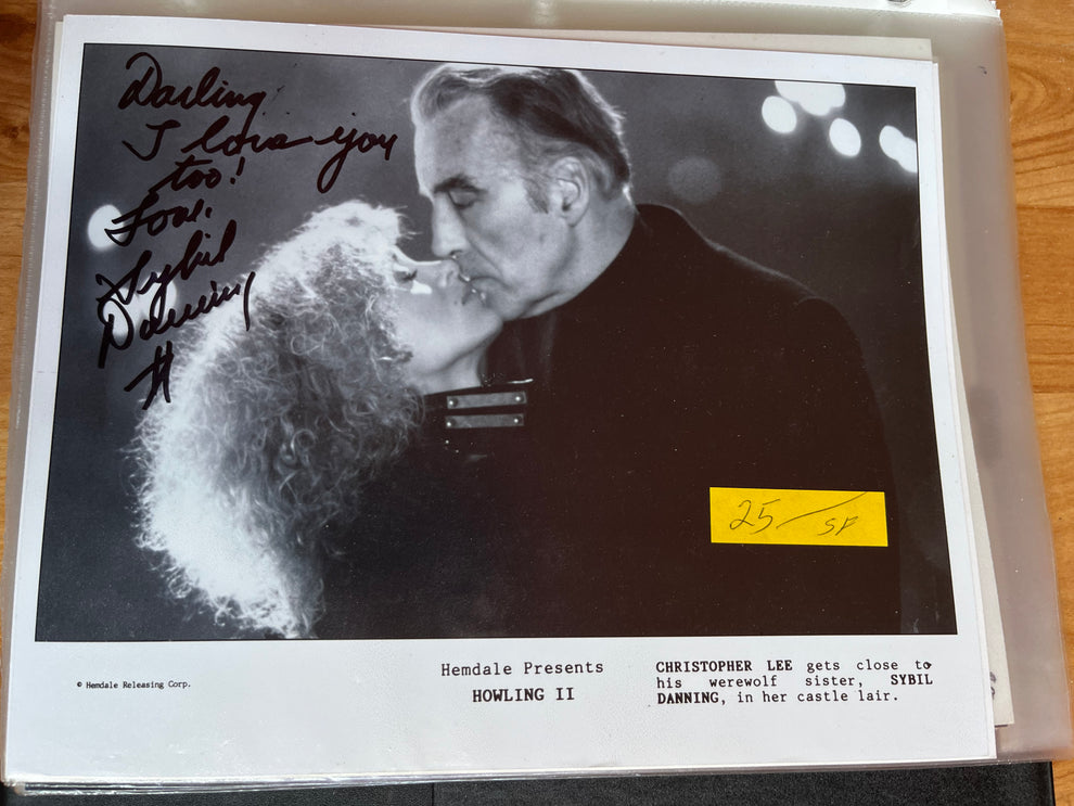 SYBIL DANNING, Howling II, autograph – Williamsburg Nostalgia Fest