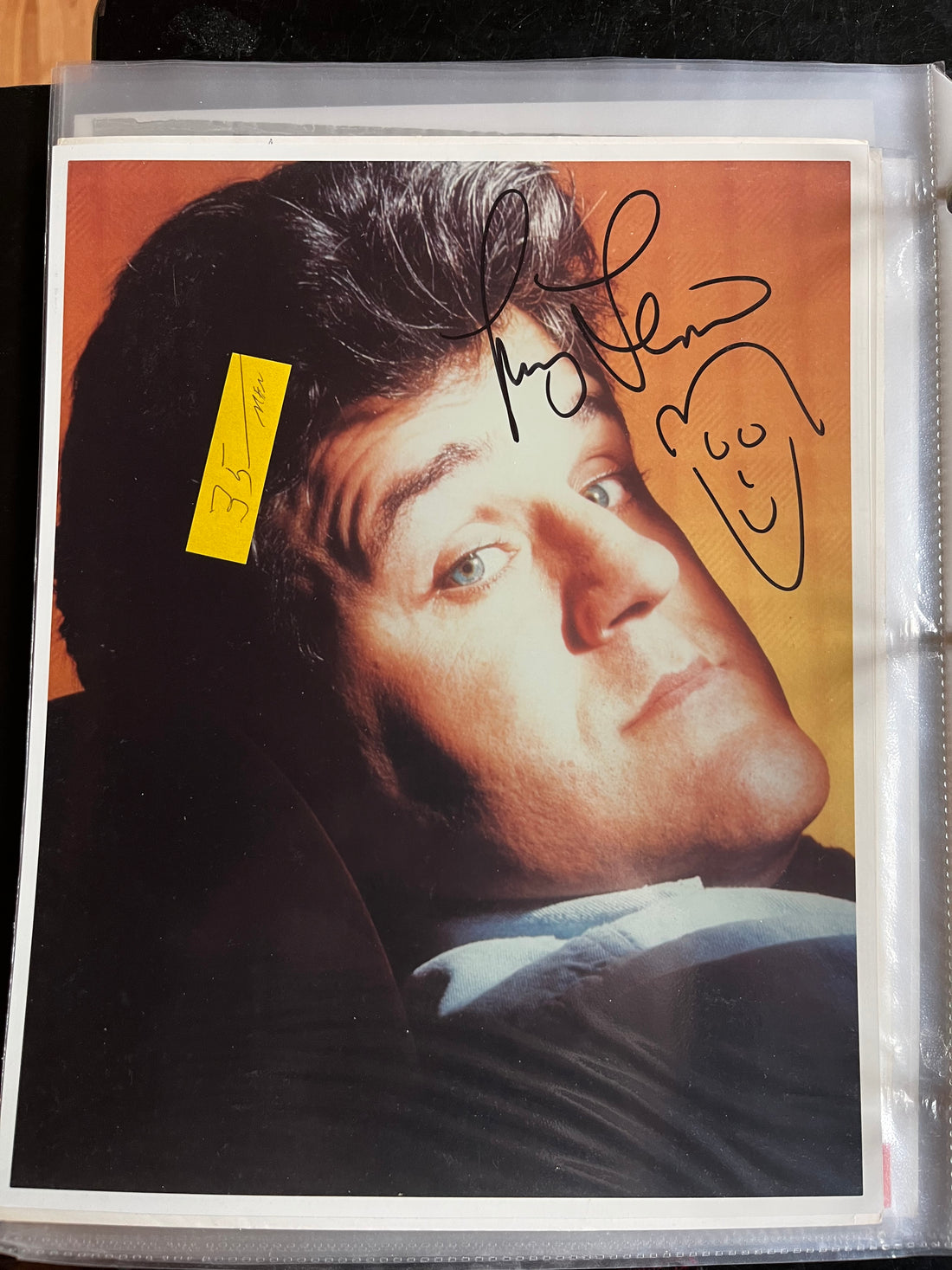 JAY LENO, autograph – Williamsburg Nostalgia Fest