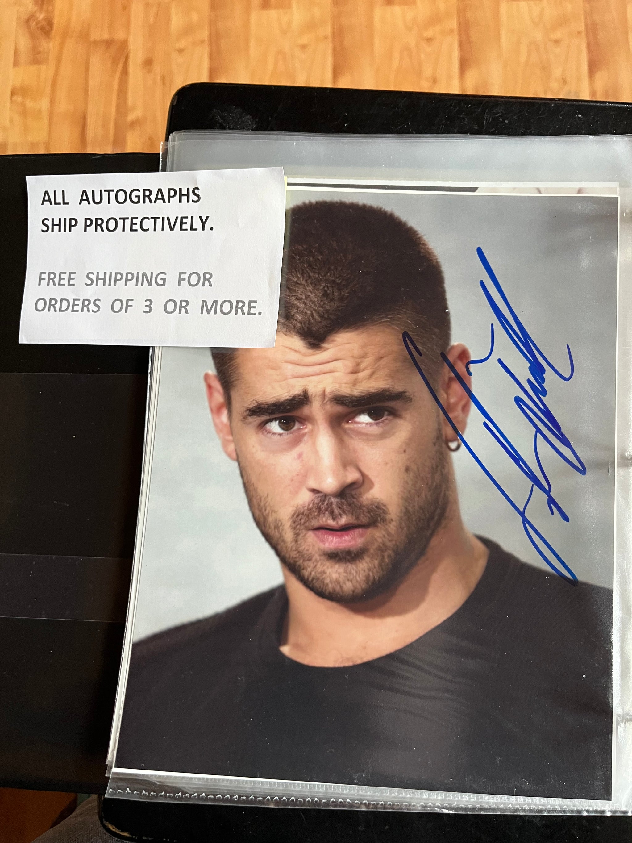 COLIN FARRELL, autograph – Williamsburg Nostalgia Fest