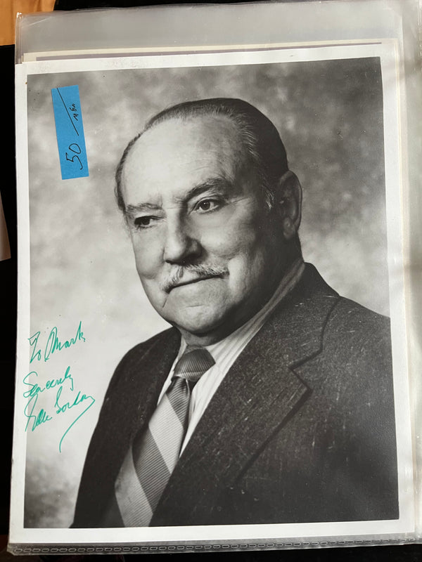 GALE GORDON, autograph – Williamsburg Nostalgia Fest